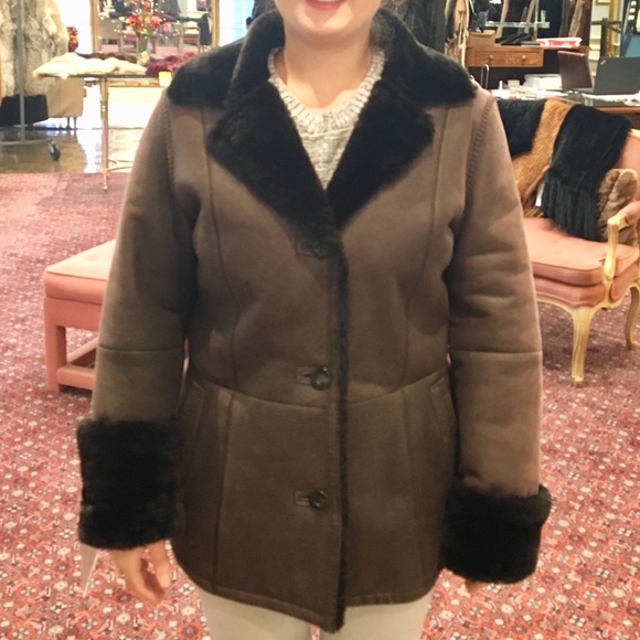 CHRIST Leather | Jackets & Coats | Christ Leather Shearling | Poshmark